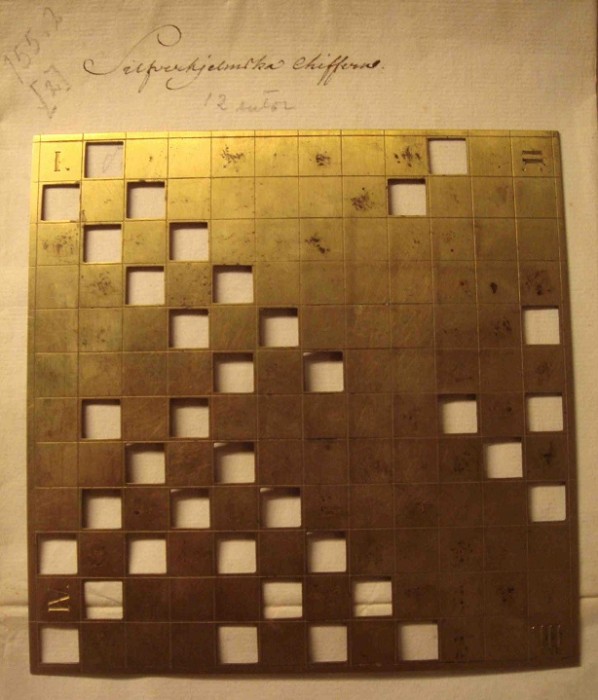 Can you solve this turning grille cryptogram from 1870? – Cipherbrain