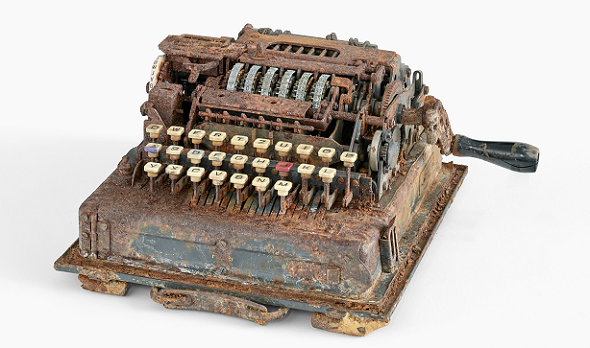 Rare WW2 encryption machine, “Hitler Mill”, found in Bavarian forest ...