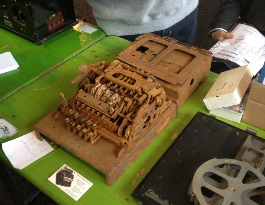 Rare WW2 encryption machine, “Hitler Mill”, found in Bavarian forest ...