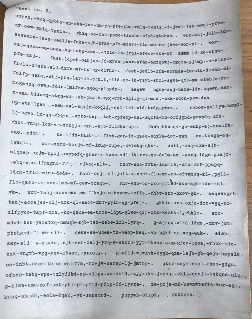 A cipher message from a prison inmate: How did the encryption work ...