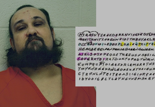 An unsolved cryptogram left behind by a suspected child killer and ...