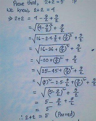 Falschrechnungen – The boundary at infinity